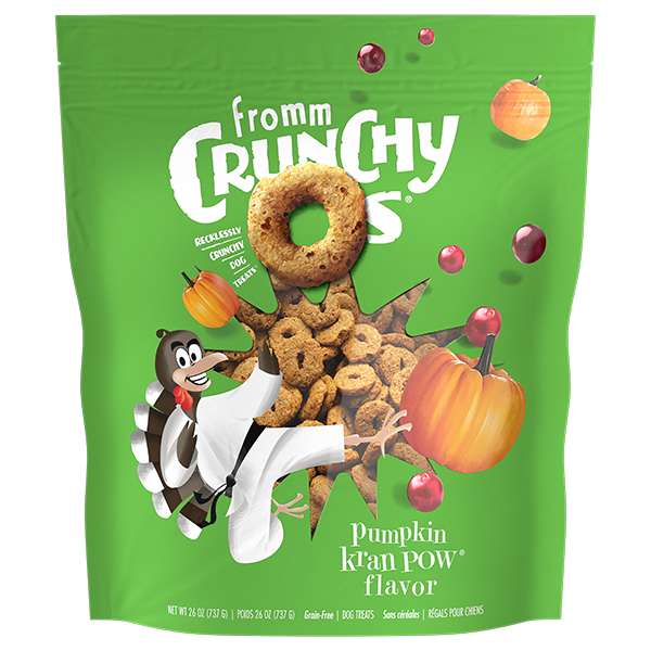Fromm Crunchy Os Pumpkin Kran POW Dog Treats – Balto Sports Ltd.